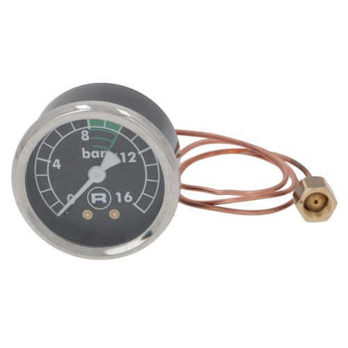 Rocket Pump Pressure Gauge BLACK FACE